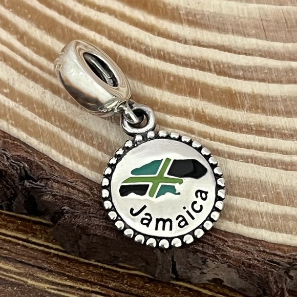 Pandora | Jewelry | Pandora Jamaica Country Map Dangle Charm | Poshmark